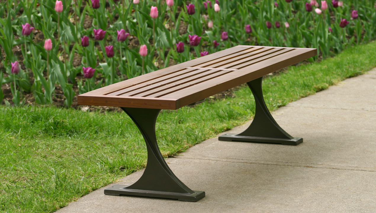 1200 Backless Bench: Stylish Seating Option | Maglin