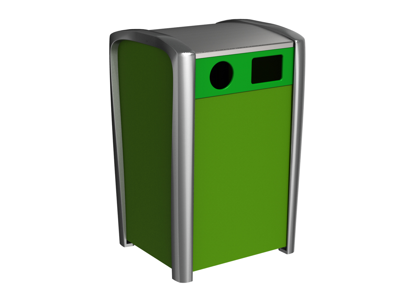 1400 Recycling Bin: Durable Multi-Stream Solution | Maglin