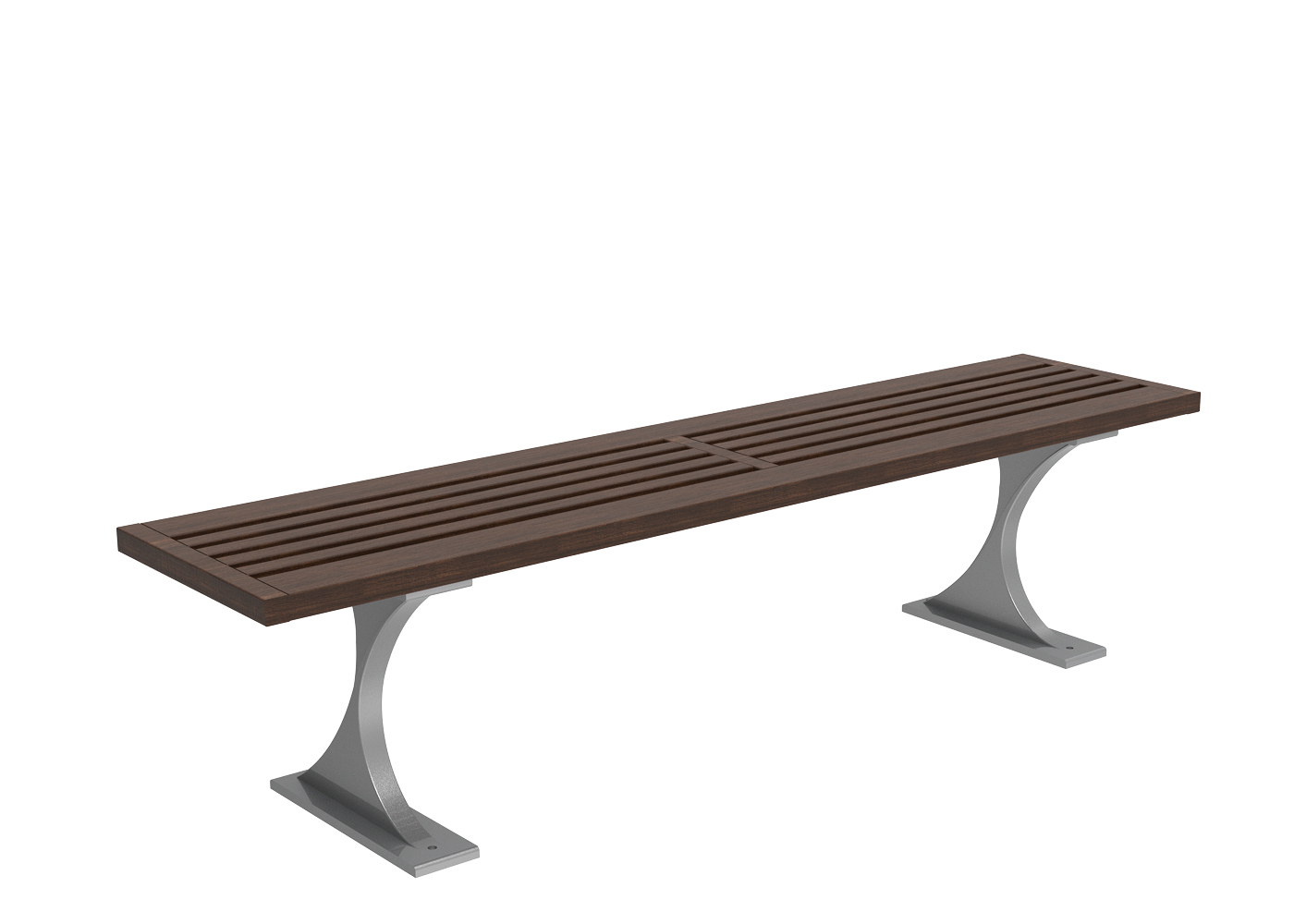 1200 Backless Bench: Stylish Seating Option | Maglin